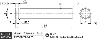 Return Pins for Large Mold (Counterbore Type) for injection mold
