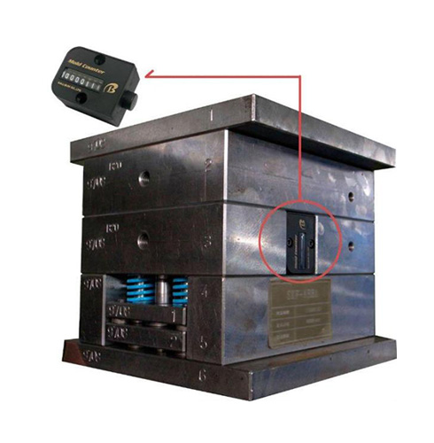Mold Shot Counter tracking the number of use of plastic injection mold