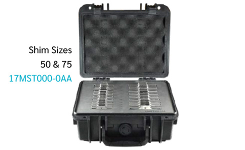 Precut Slotted Shim Pro Sets easy storage, well-organized, portability