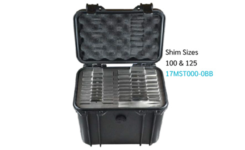 Precut Slotted Shim Pro Sets easy storage, well-organized, portability